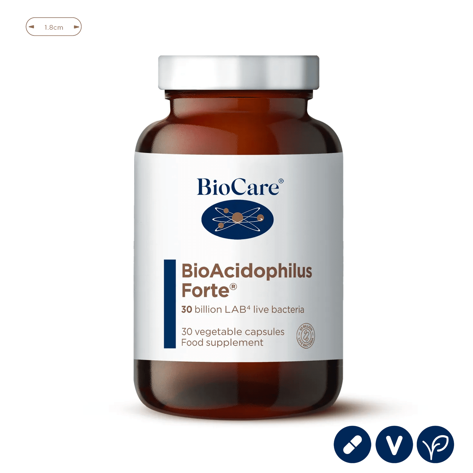 Probióticos - BioAcidophilus Forte - 30 billones - 30 cápsulas ...