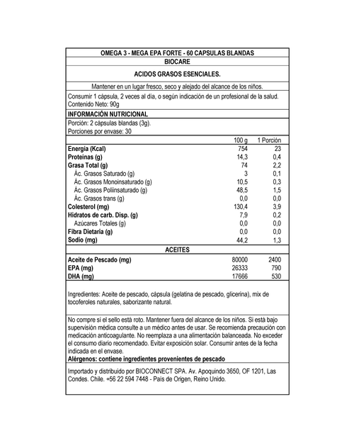 Ácidos Grasos – BioCareChile